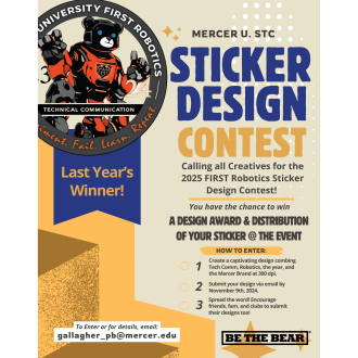 3rd Annual Mercer U. STC Sticker Design Contents - Society for ...