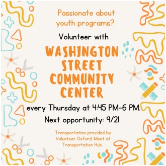 Washington Street Community Center - Weekly Service - Volunteer Oxford ...
